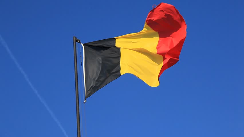 Belgian Flag Stock Footage Video | Shutterstock