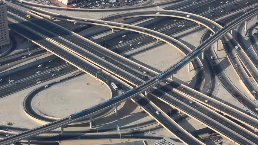 Dubai Roundabout : Video de stock (totalmente libre de regalías ...