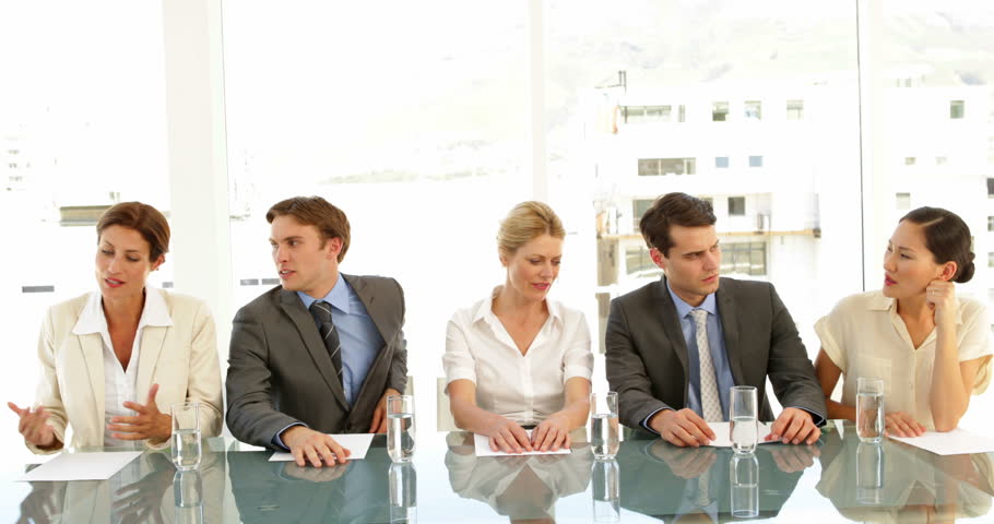Interview Panel Stock Footage Video | Shutterstock