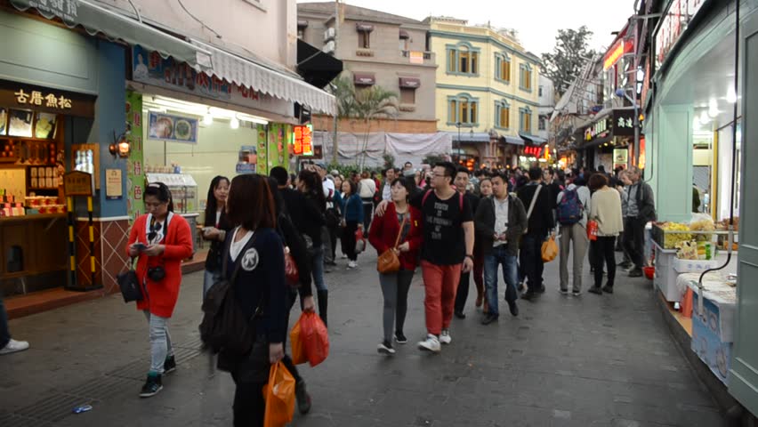 Xiamen, China, December 1, 2013: Stock Footage Video (100% Royalty-free ...