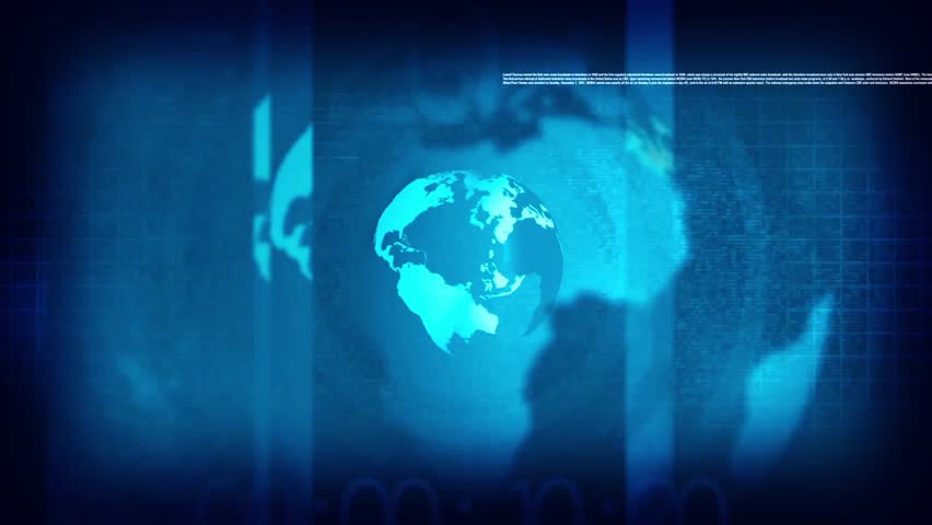Blue World - News Background Stock Footage Video 1964719 | Shutterstock