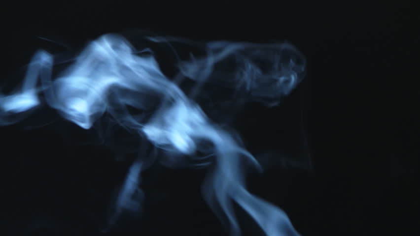 Smoke Slowly Floating Through Space Against Black Background. 240 Fps ...