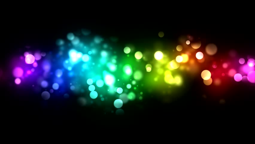 Stock video of abstract particle background - loop rainbow | 5749214 ...