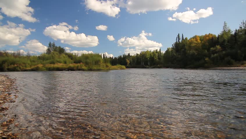 River Alaska Water. Beautiful River Stock Footage Video (100% Royalty ...