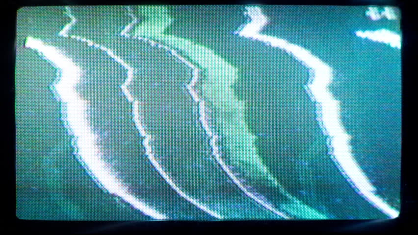 Television and Video Distortion and Stock Footage Video (100% Royalty ...