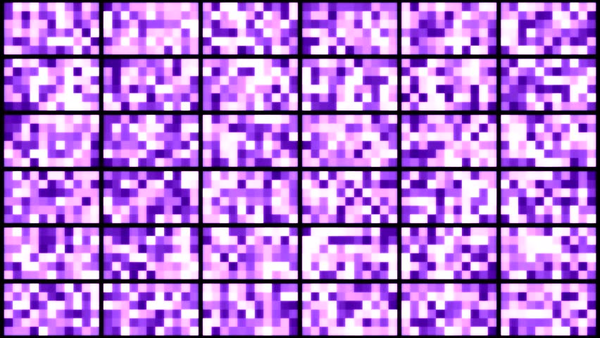 Abstract Digital Colorful Pixels Seamless Pattern Background Stock ...