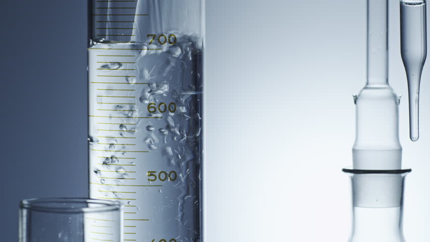 Test Flask Being Filled in Stock Footage Video (100% Royalty-free ...