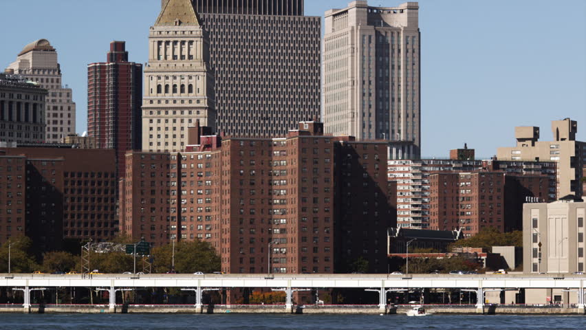 Wide Shot Manhattan Buildings, New Stock Footage Video (100% Royalty ...