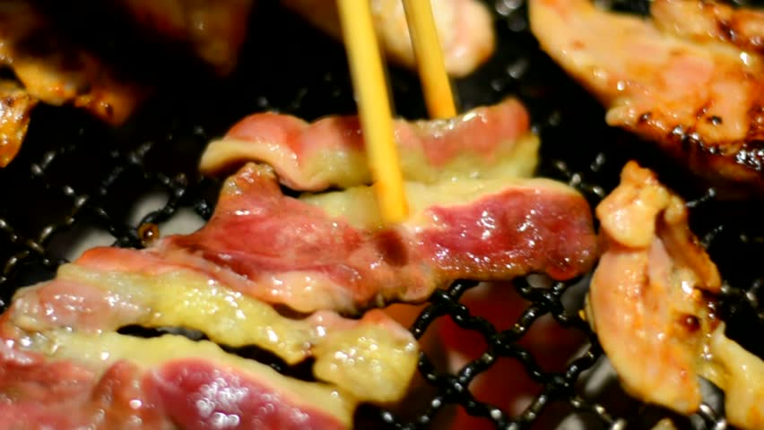 Slow Motion Close-up Of Drooping Slice Of Pepperoni Pizza Cooked In ...