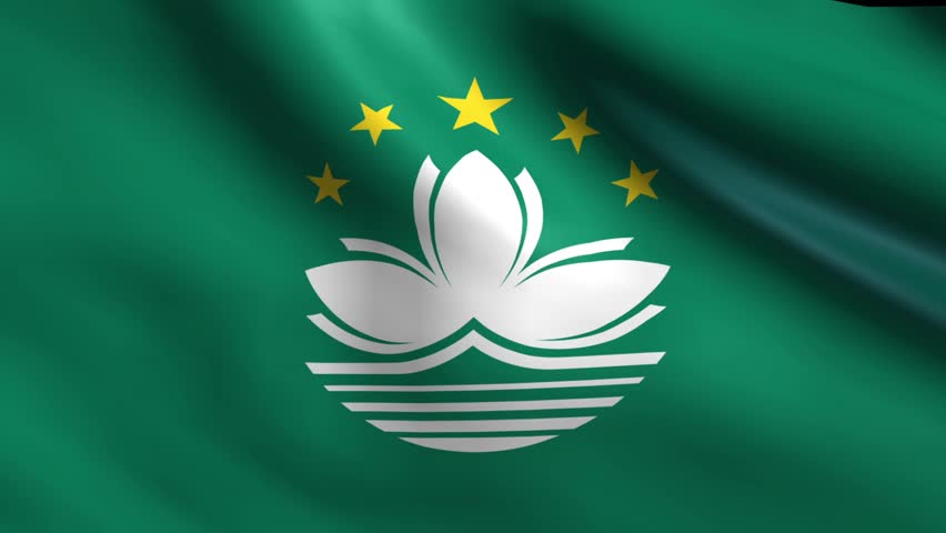 Stock video of flag of macau background seamless loop | 6453824 ...