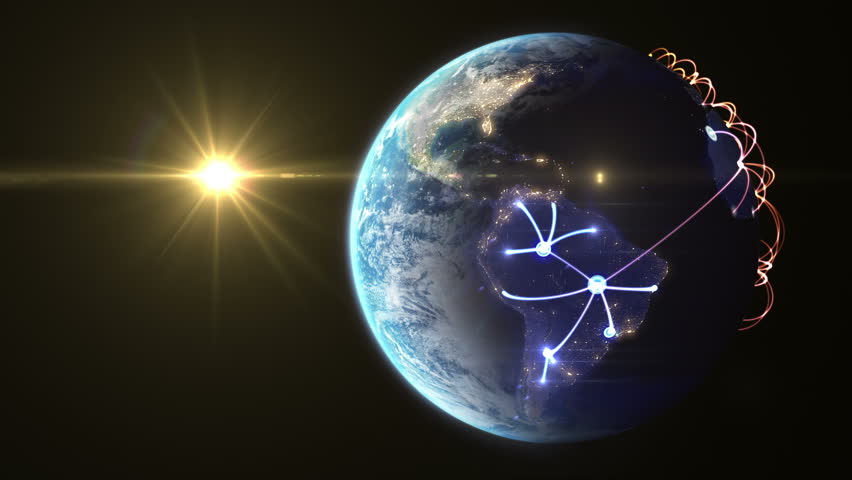 4k Growing Network Across the Stock Footage Video (100% Royalty-free ...