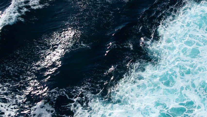 Ocean Surface Waves (loop) Video de stock (totalmente libre de regalías ...