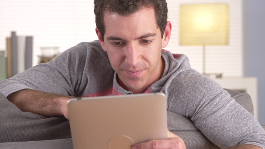 Black Guy Using Tablet Stock Footage Video 6617663 | Shutterstock