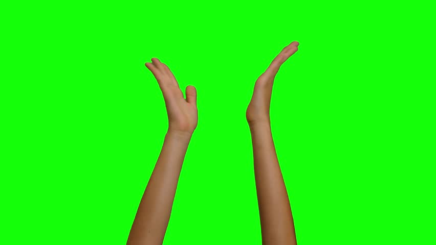 Clapping Hands Green Screen Stock Footage Video (100% Royalty-free ...