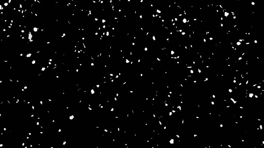Snow Falling Alpha Transparency Videos de metraje en stock 2574035 ...