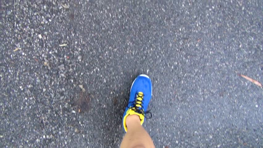 Single Runner Running in Shower Stock Footage Video (100% Royalty-free ...