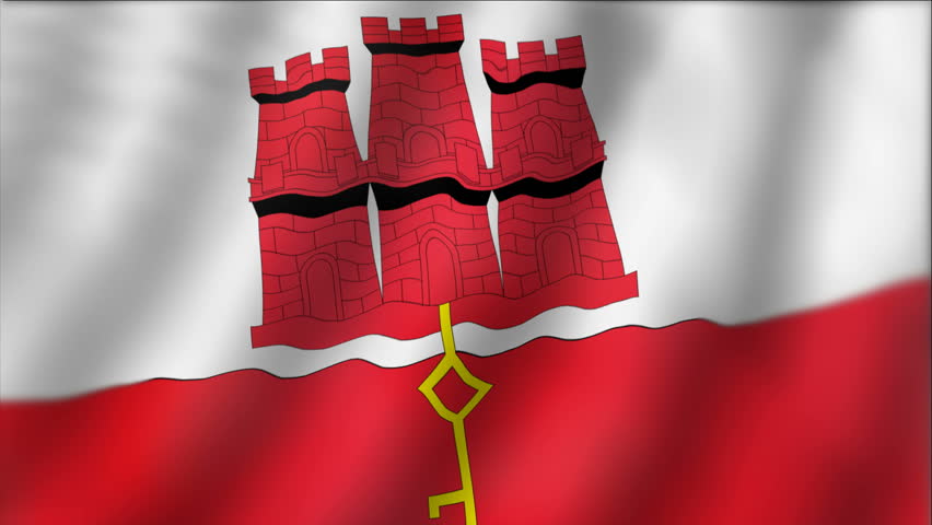 Stock video of gibraltar - detail of waving flag | 774244 | Shutterstock