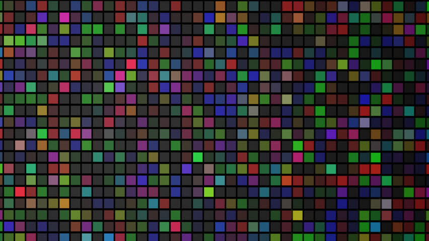 Colorfull Pixels With Random Colors, Full HD Stock Footage Video ...