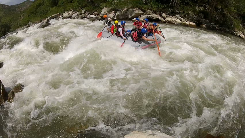 River Rafting is an Extreme Stock Footage Video (100% Royalty-free ...