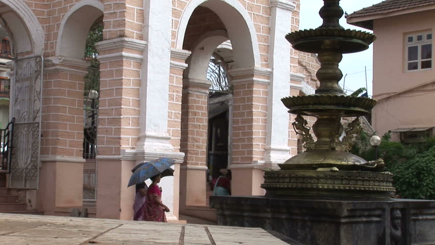 Mahalasa Temple Complex at Mardol Stock Footage Video (100% Royalty ...