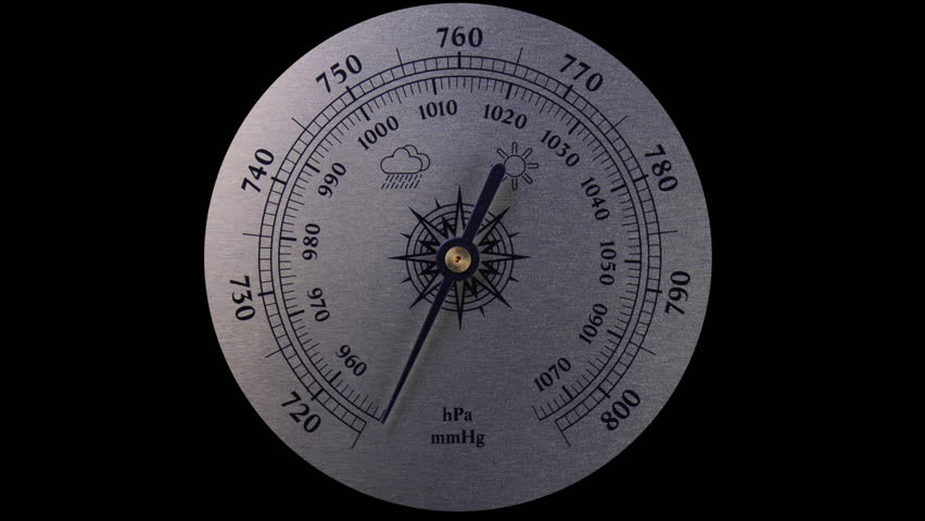 Movement Arrow of the Barometer. Stock Footage Video (100% Royalty-free ...