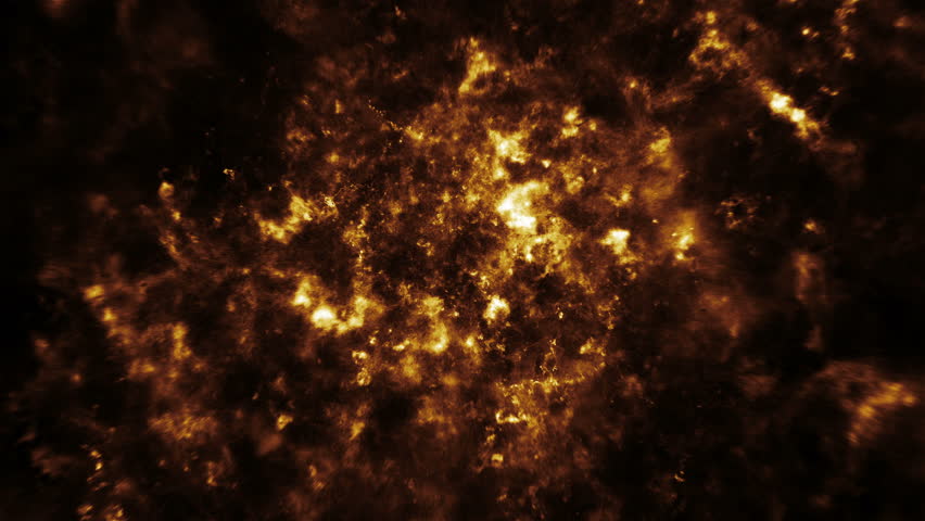 Stock video of loopable orange space nebula flying through | 8385694 | Shutterstock
