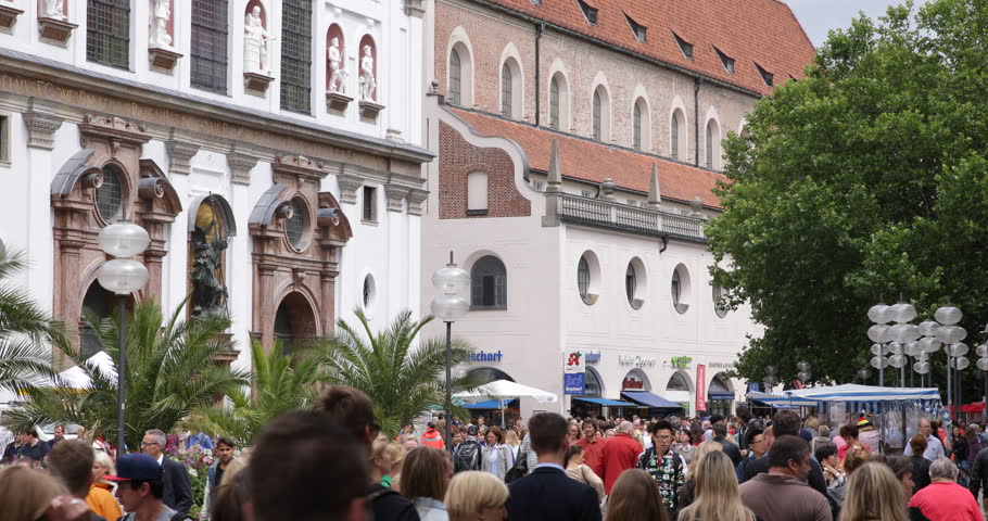 Munich, Germany - July 13, Stock Footage Video (100% Royalty-free ...