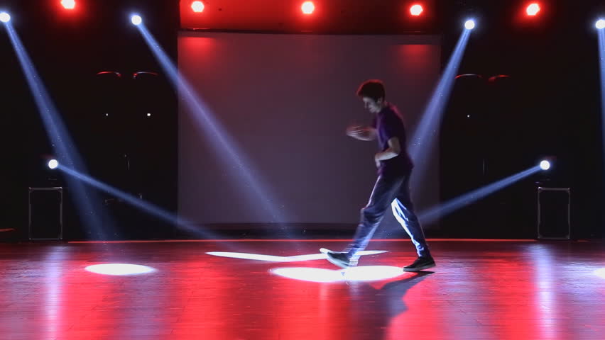 Hip-hop Dancer Dances On Stage Stock Footage Video (100% Royalty-free ...