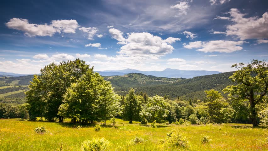 A Beautiful Autumn Scene In The Mountains Of Tennessee Stock Footage ...