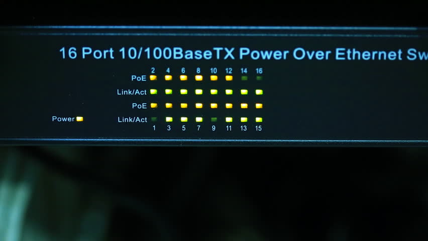 Led Lighting Status On Network 스톡 동영상 비디오(100% 로열티프리) 8747044 ...