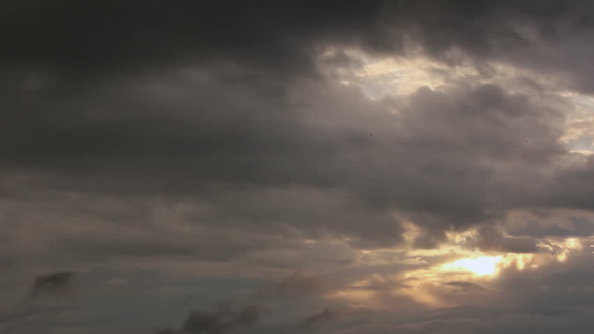 Twilight Evening Overcast Sky Stock Footage Video (100% Royalty-free ...