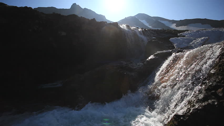 Stock video of mountain stream. hot water. thermal. a | 891124 ...