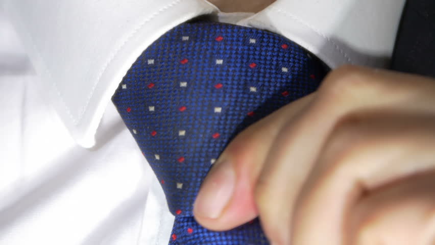 Loosening up Necktie Stock Footage Video (100% Royalty-free) 8942704 ...