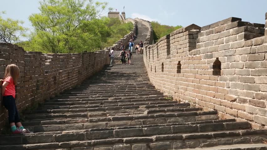 Great Wall Of China People Chinese Historic Man Made Brick People ...