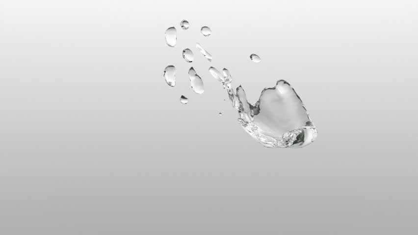 Animation of Two Water Droplets Stock Footage Video (100% Royalty-free ...