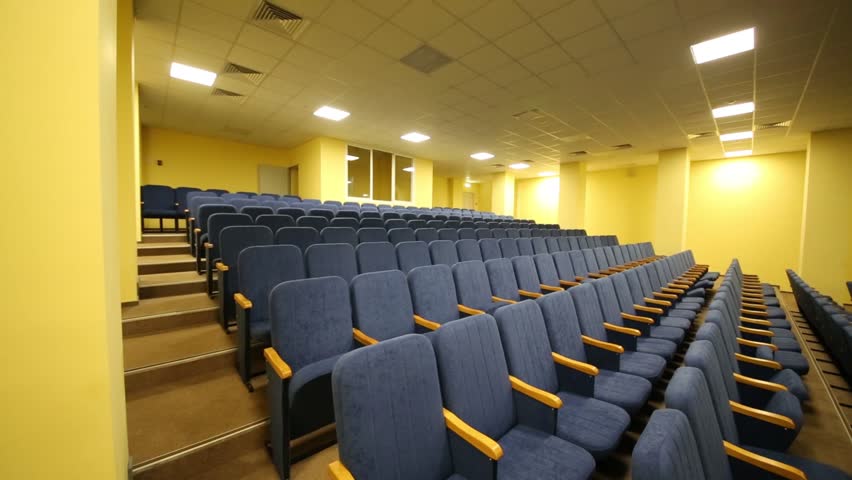 Simple and Small Auditorium with Stock Footage Video (100% Royalty-free ...
