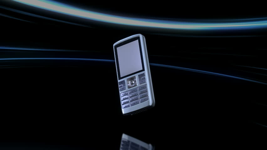 Animated Cell Phone with Alpha Stock Footage Video (100% Royalty-free ...