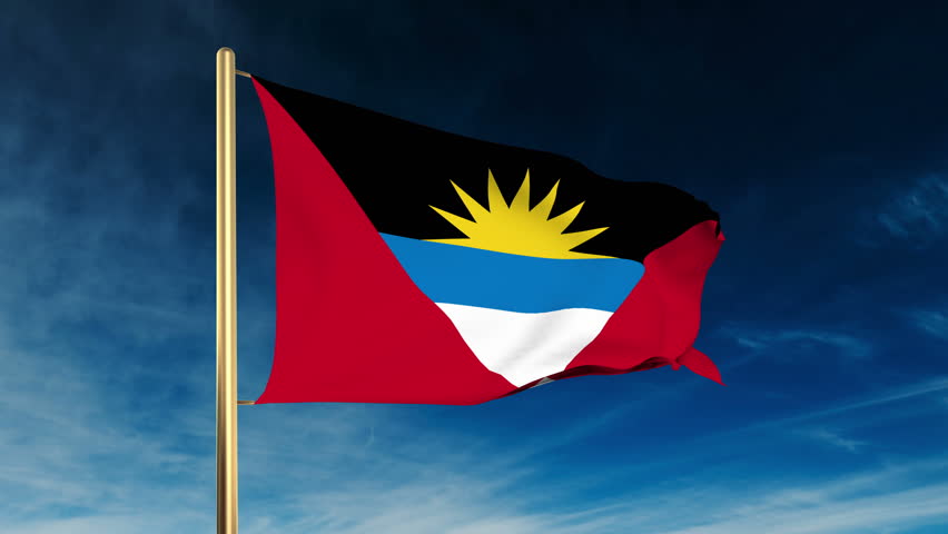Antigua and Barbuda Flag Slider Stock Footage Video (100% Royalty-free ...