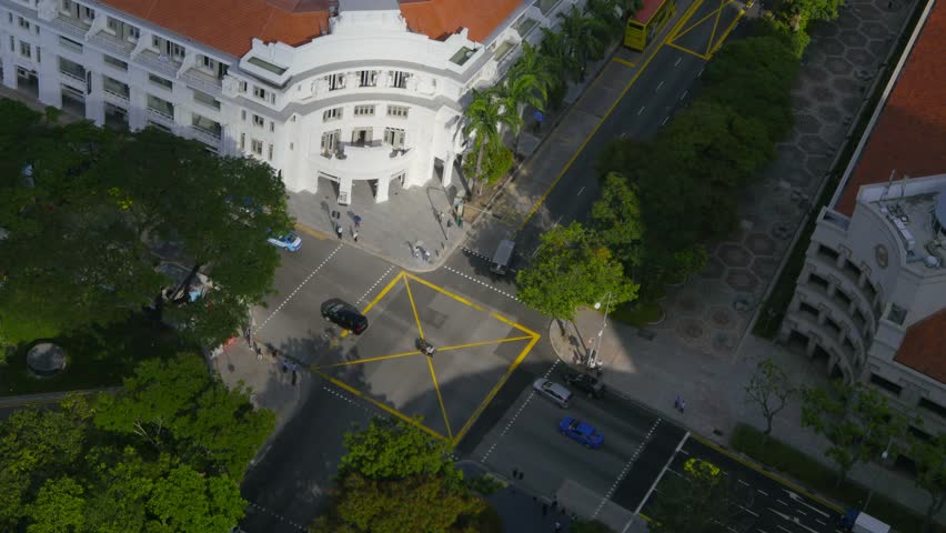Raffles Hotel building in Singapore image - Free stock photo - Public ...