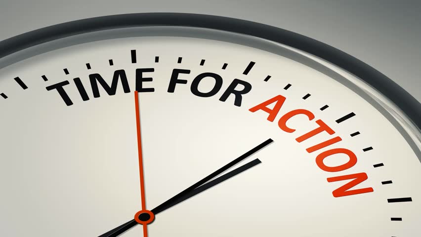 Time To Start Clock Hands Ticking Begin Countdown Now Stock Footage ...