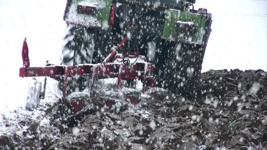 Soil Preparation, Deep Plowing Against Stock Footage Video (100% ...