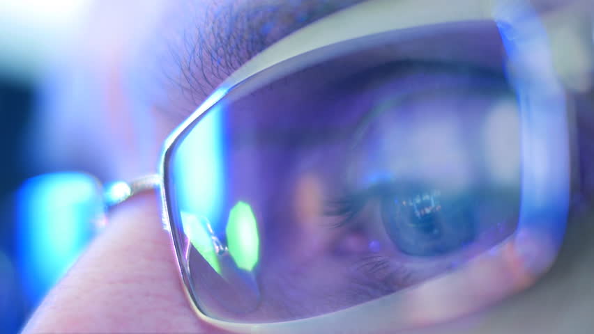 Reflection in the Eye and Stock Footage Video (100% Royalty-free ...