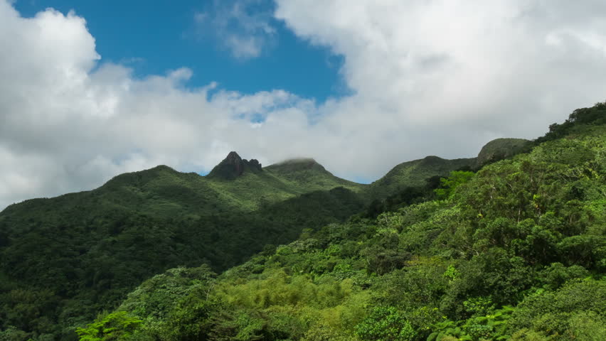 Landscape with Hills in Puerto Rico image - Free stock photo - Public ...
